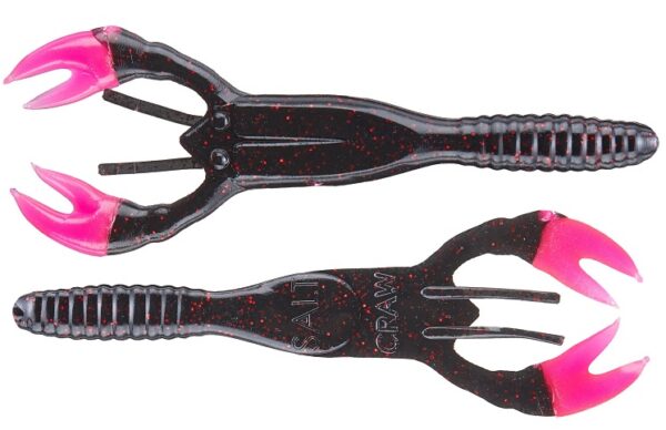 YUM Salt Craw - Black Neon Fire | Durhams Tackle